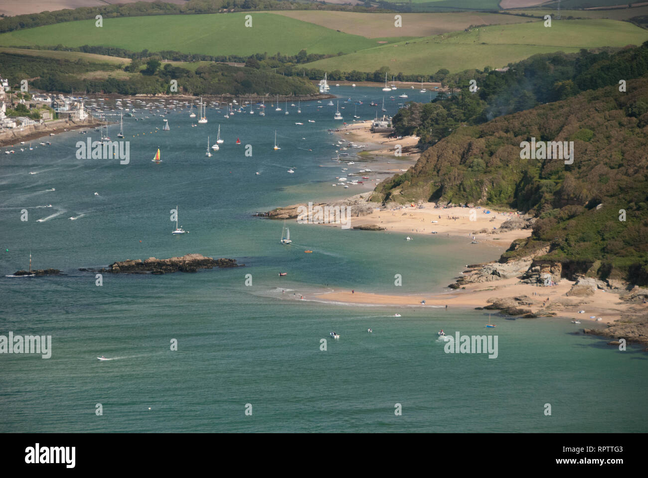 Salcombe mouth devon hi-res stock photography and images - Alamy