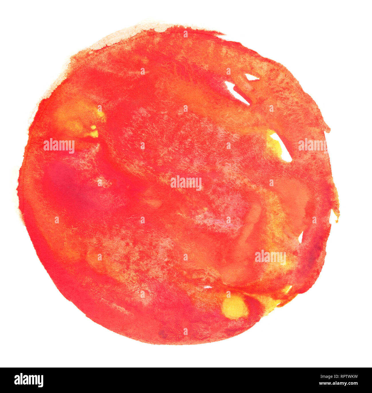 Hand painted red circle hi-res stock photography and images - Alamy