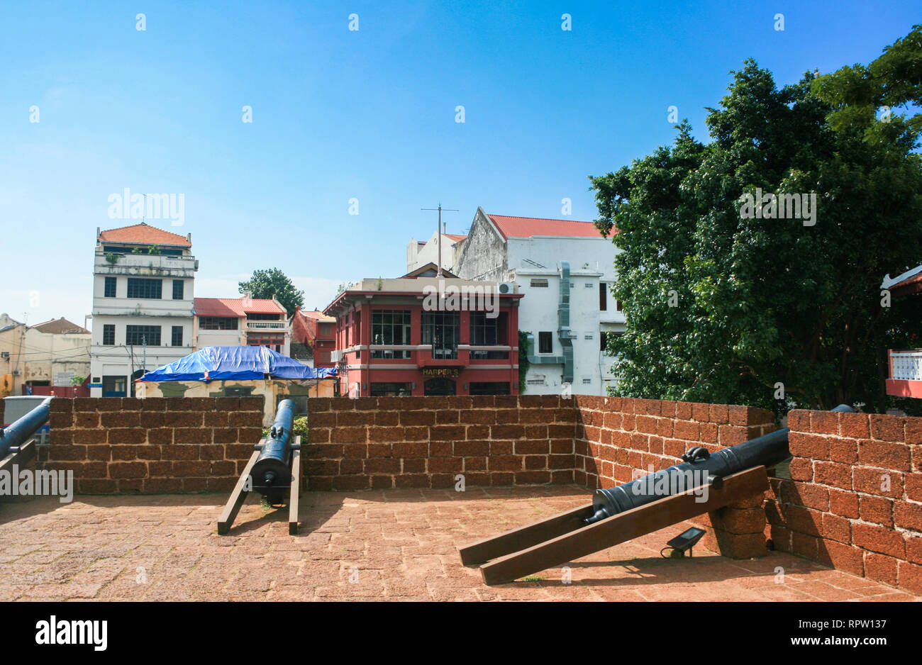 Dutch fort, Malacca (Melaka), Malaysia Stock Photo - Alamy