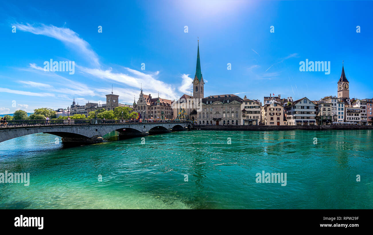 Zurich in spring Stock Photo - Alamy