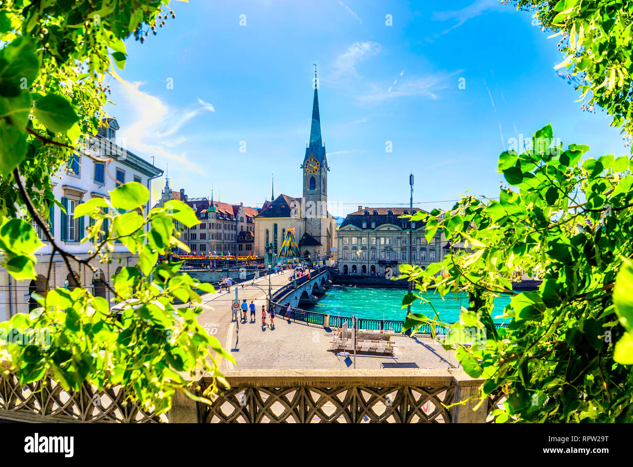 Zurich in spring Stock Photo - Alamy