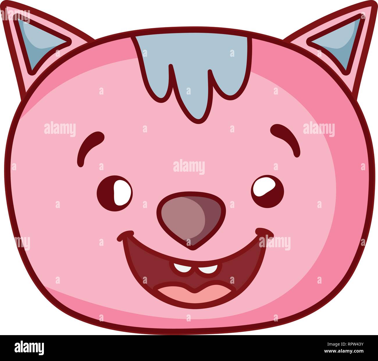 Comedy pig Stock Vector Images - Alamy