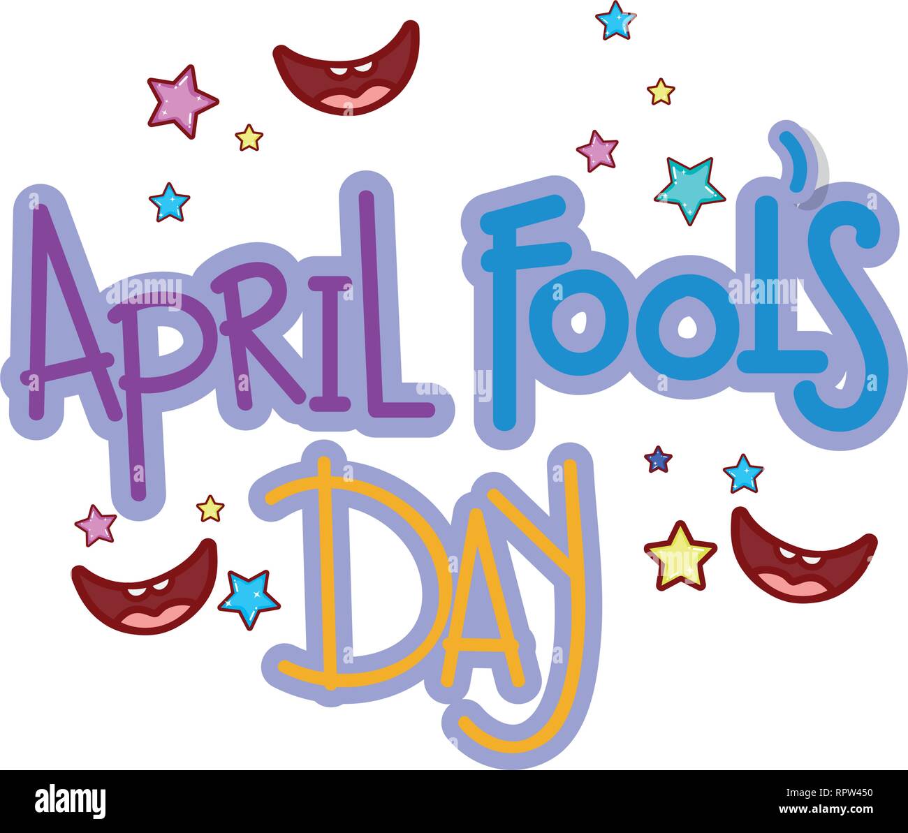april fools day label Stock Vector Image & Art - Alamy