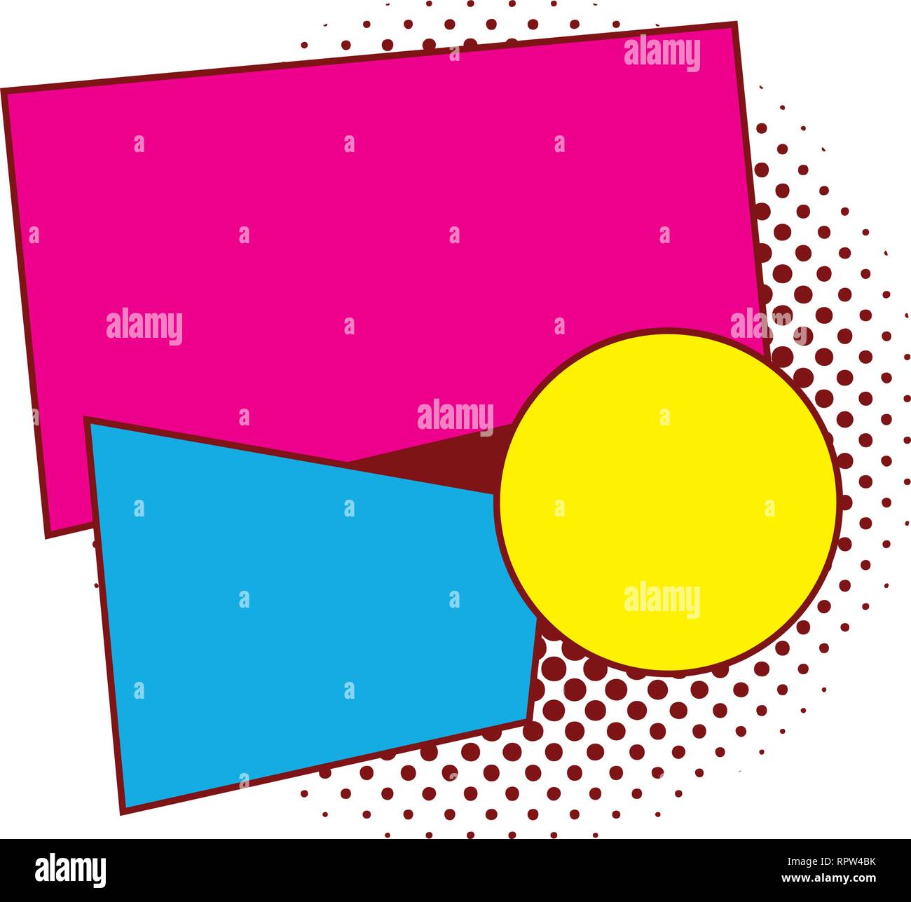 geometrics figures and colors label Stock Vector Image & Art - Alamy