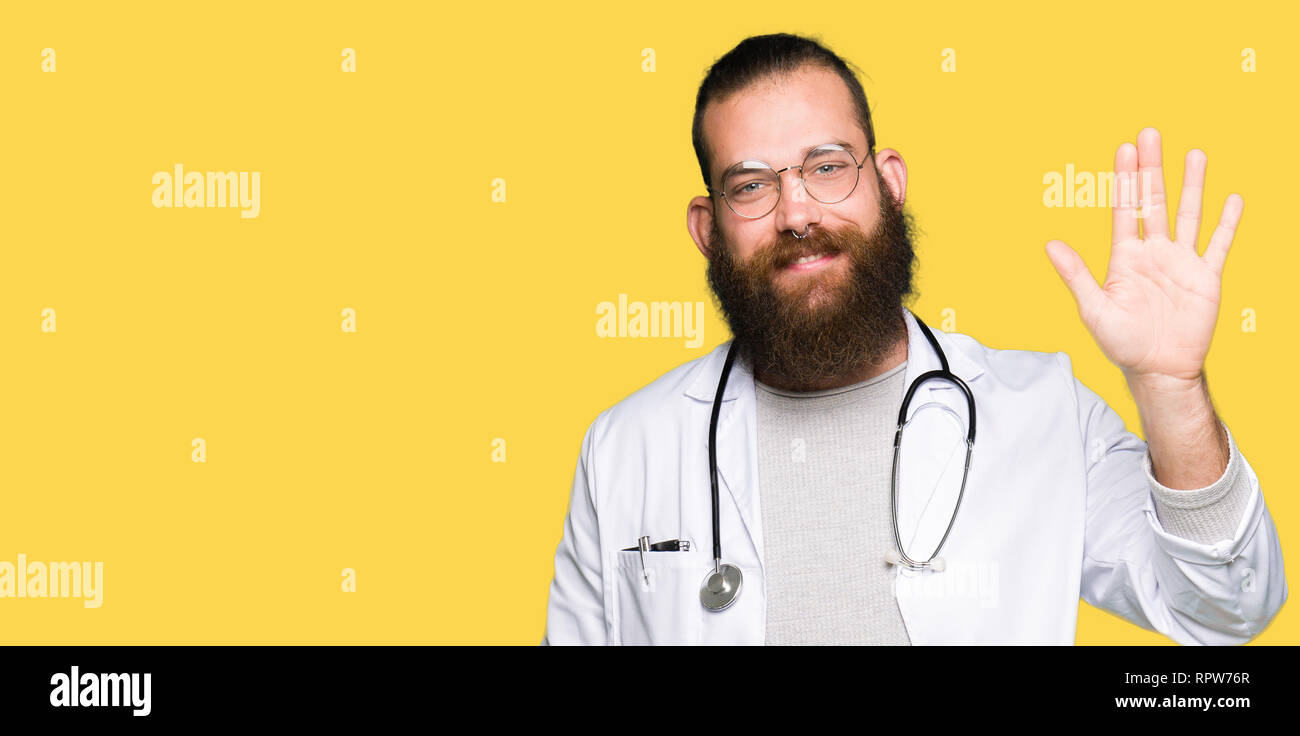 Doctor stethoscope saying hand gesture hi-res stock photography and ...