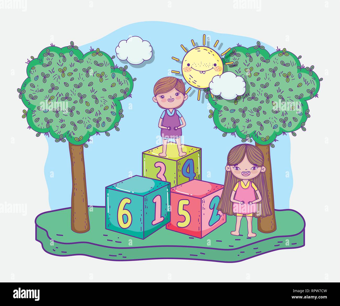 Kids adventure games Stock Vector Images - Alamy
