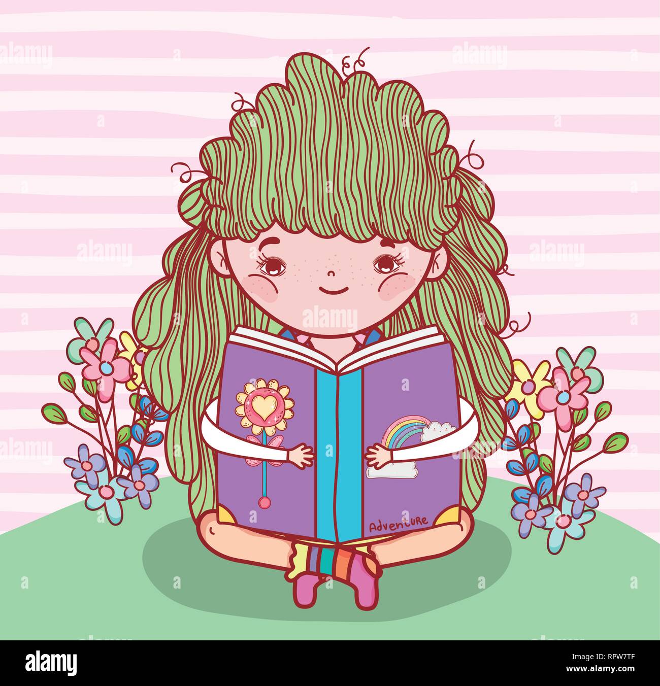 Learn flowers Stock Vector Images - Alamy