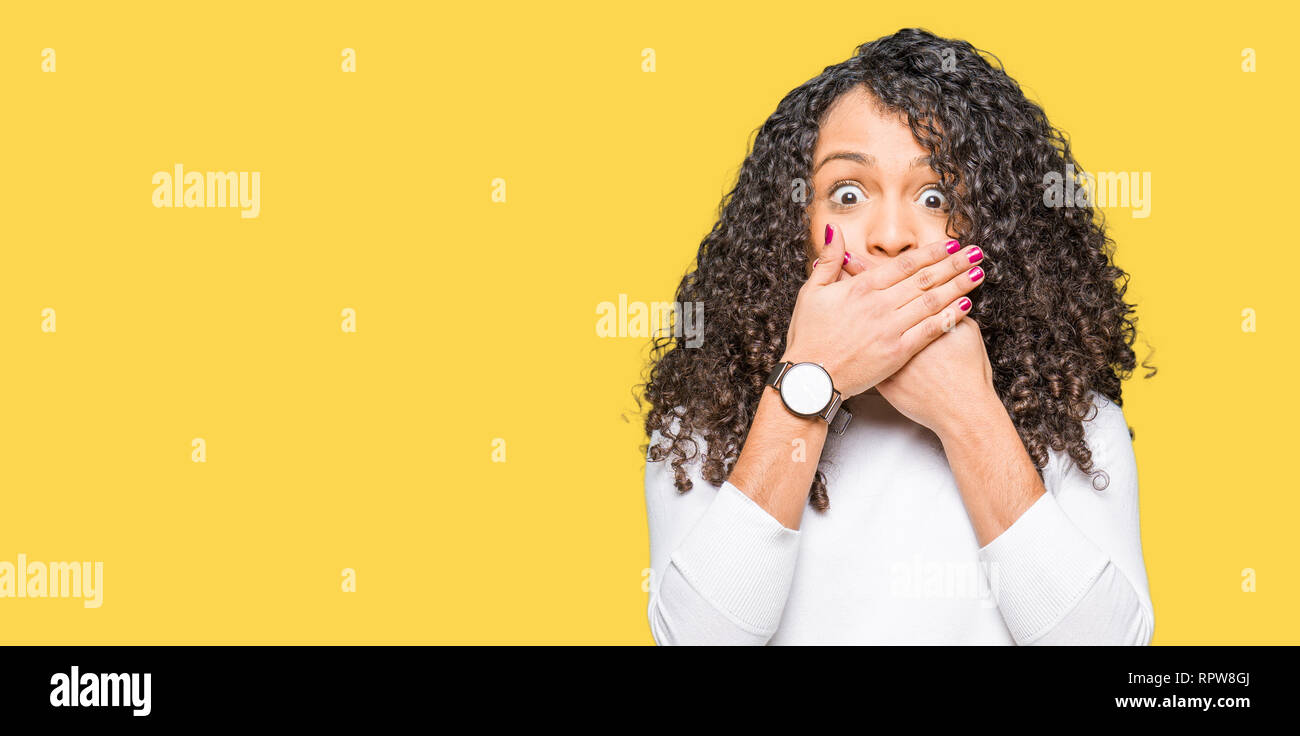 Shocked surprise embarrassed woman full hi-res stock photography and ...