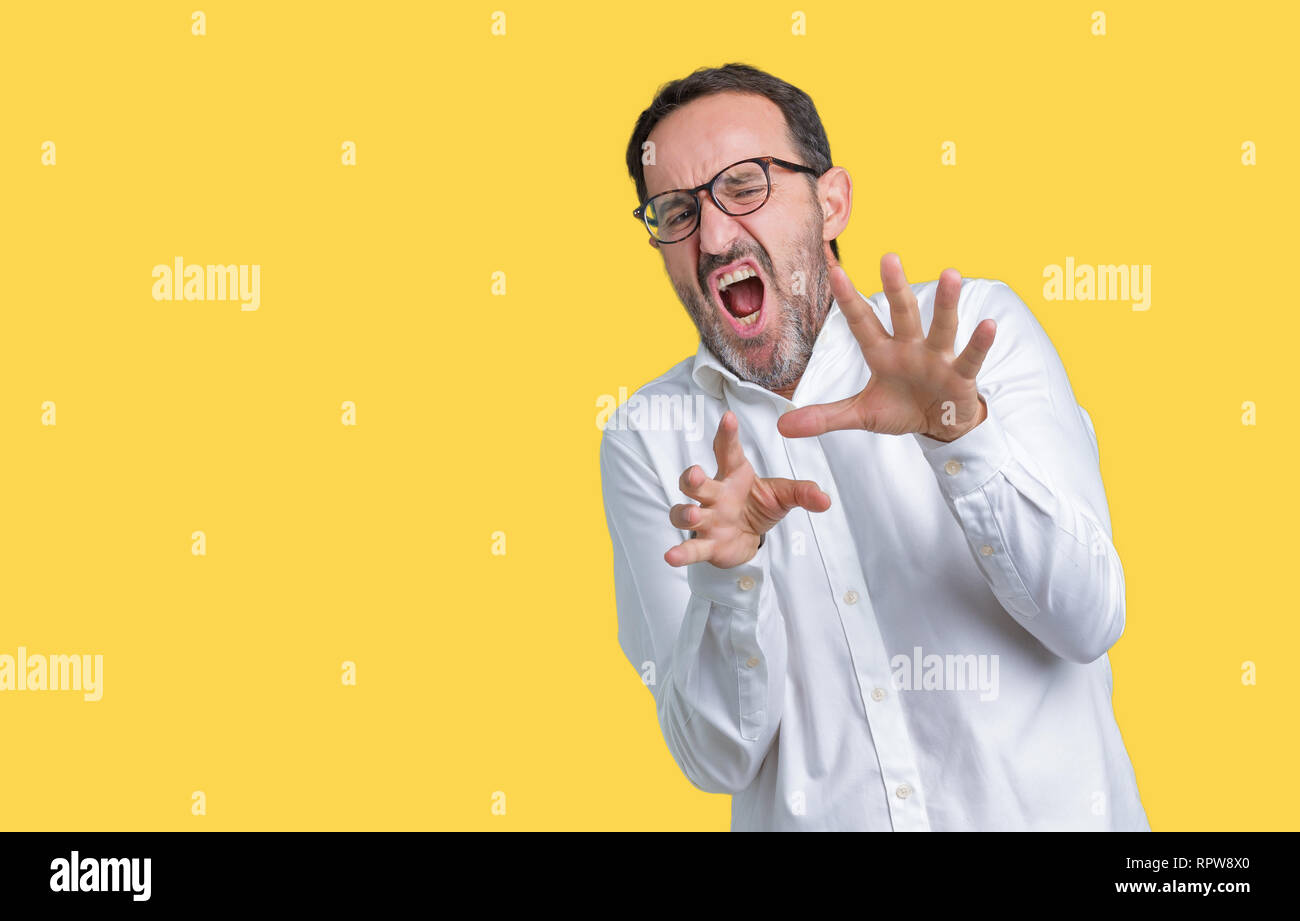 Old man yelling stop hi-res stock photography and images - Alamy