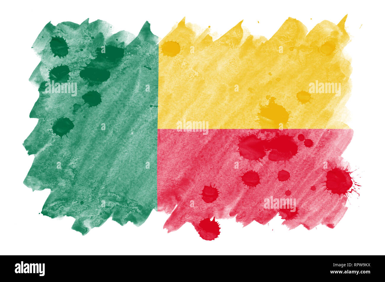 Dahomey map hi-res stock photography and images - Alamy