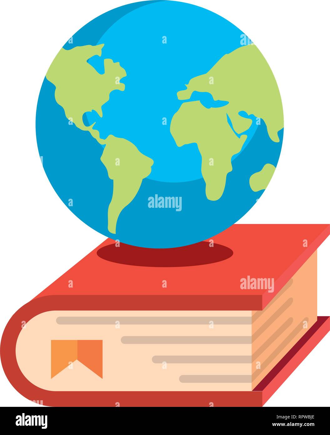 world book online education school vector illustration Stock Vector ...