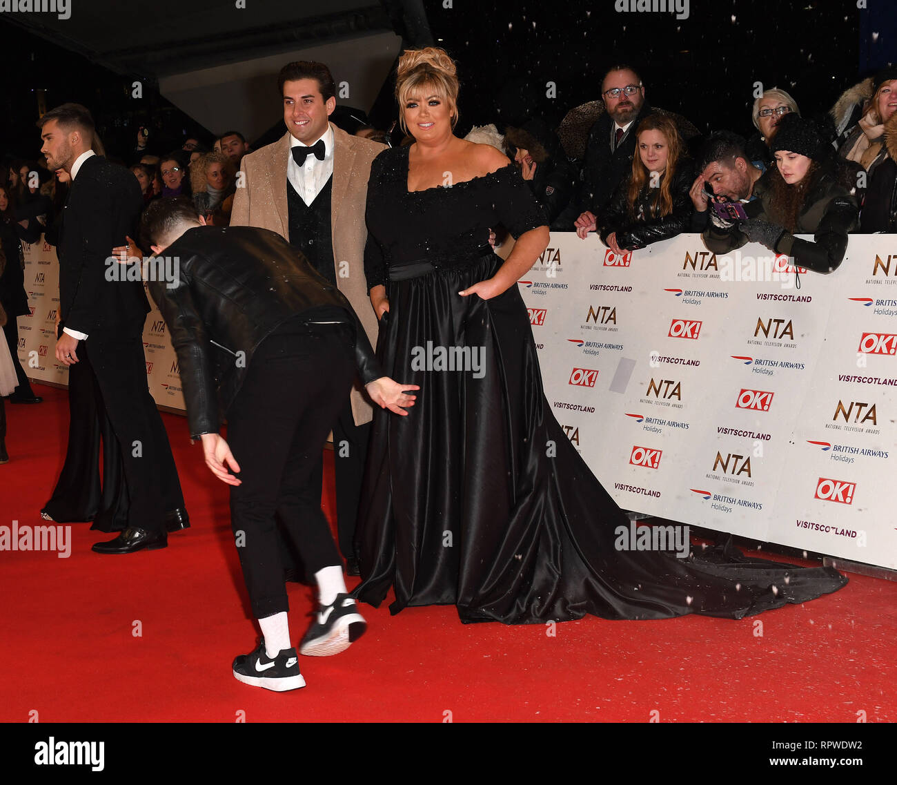 The National Television Awards (NTA's) 2019 held at the O2 - Arrivals Featuring: James Argent ...