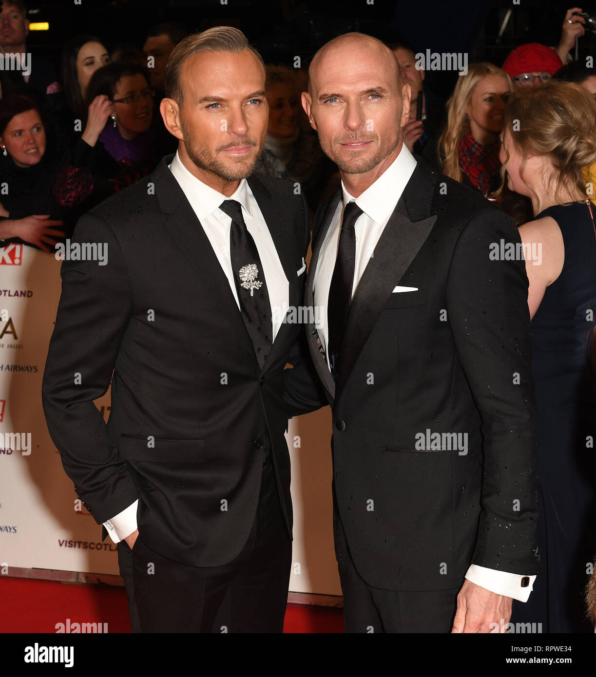 The National Television Awards (NTA's) 2019 held at the O2 - Arrivals Featuring: Matt Goss, Luke ...