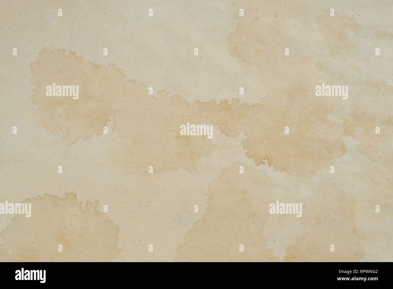 Abstract stains on old brown paperuseful as background Stock Photo - Alamy