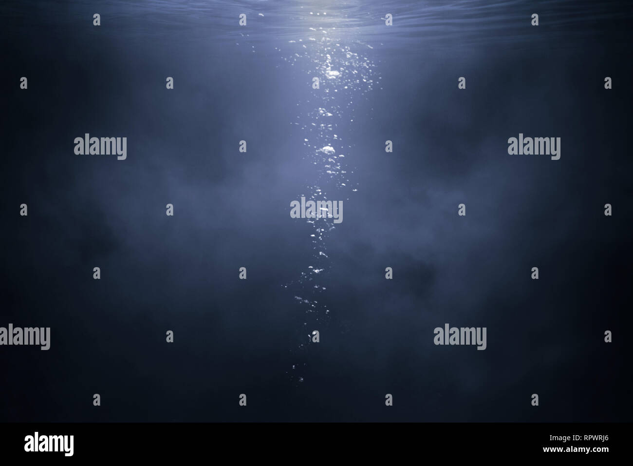 Abstract underwater background in the sea Stock Photo - Alamy