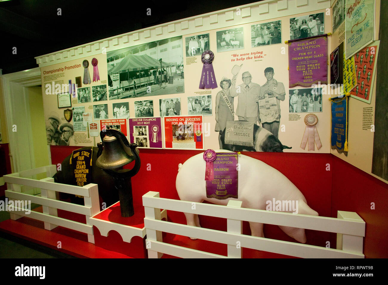 The Homestead Museum shows the history of the Bob Evans Sousage Company ...