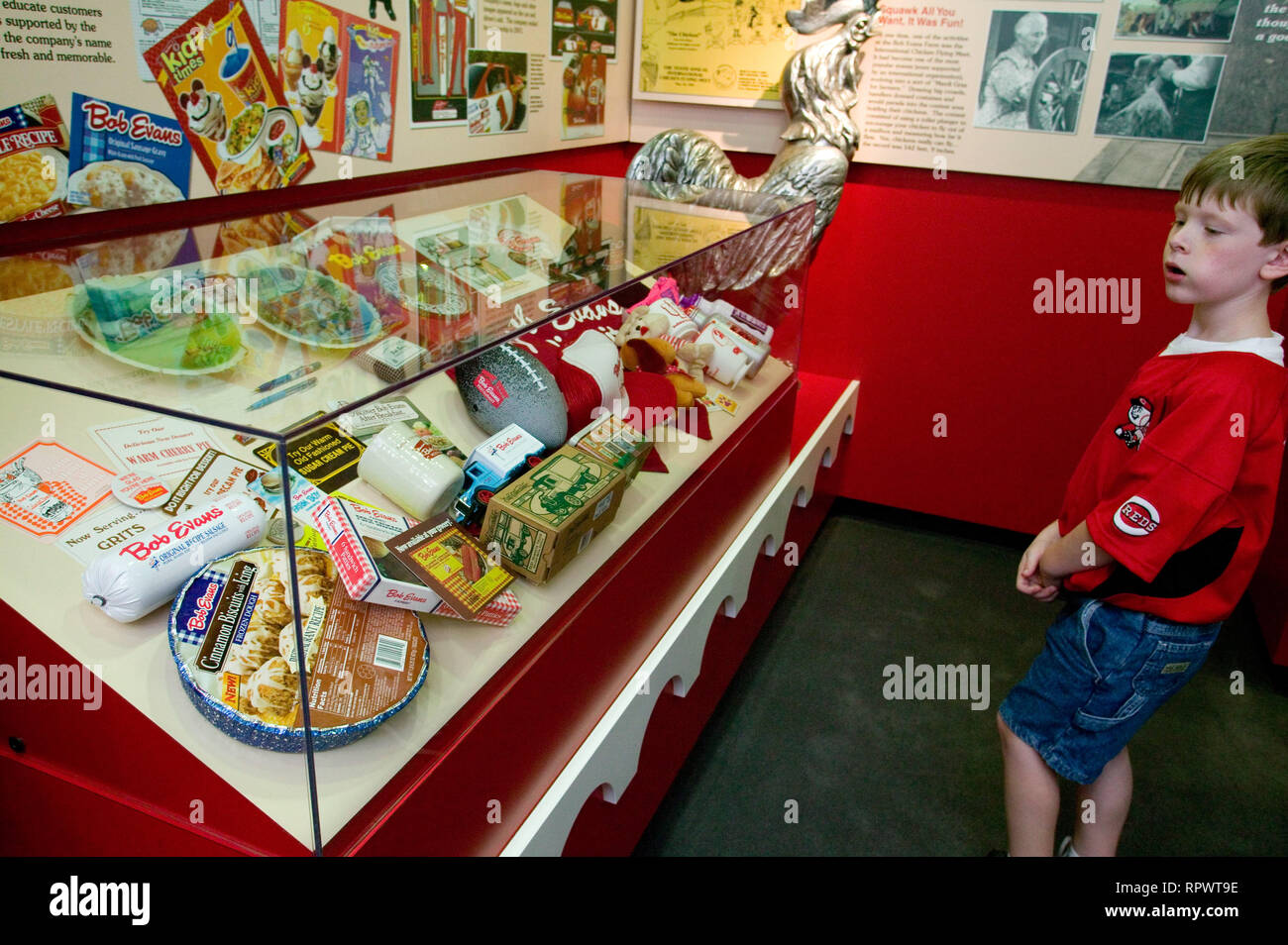 The Homestead Museum shows the history of the Bob Evans Sousage Company ...