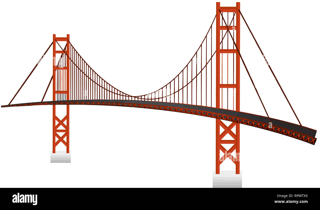 Golden Gate Bridge Stencil Golden Gate Bridge