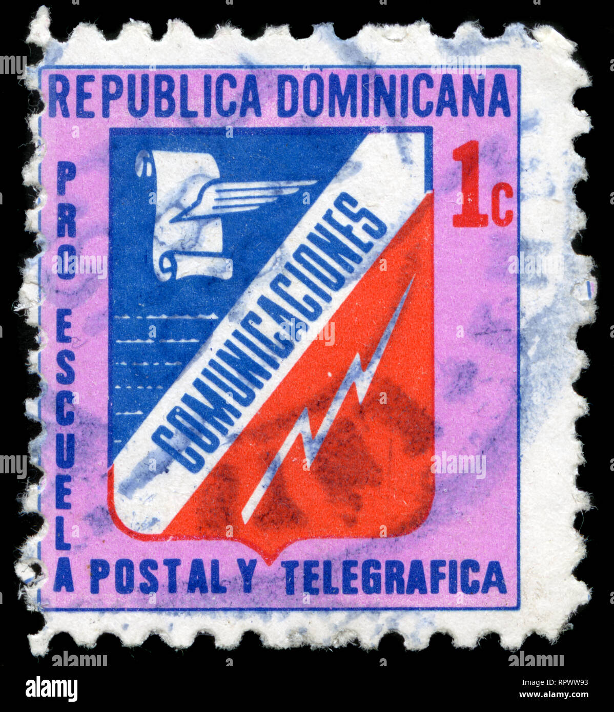 Telegraph stamp hi-res stock photography and images - Alamy