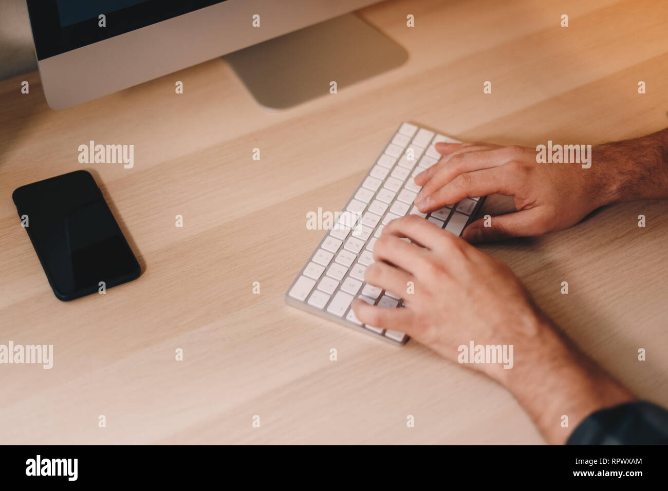Fingers typing hi-res stock photography and images - Alamy