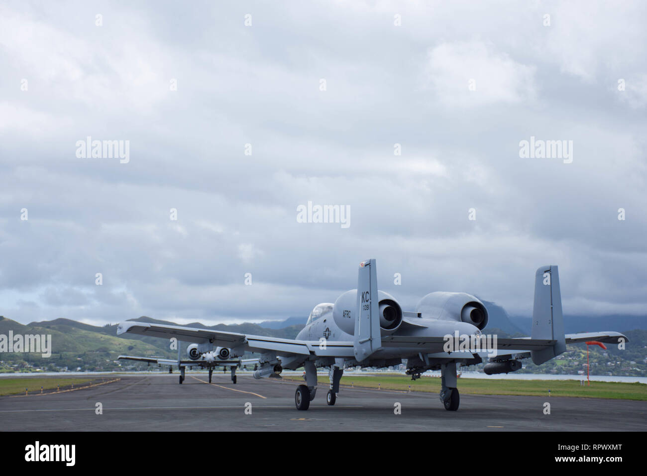 U.S. Air Force A-10 Thunderbolt II pilots assigned to the 442nd Fighter ...