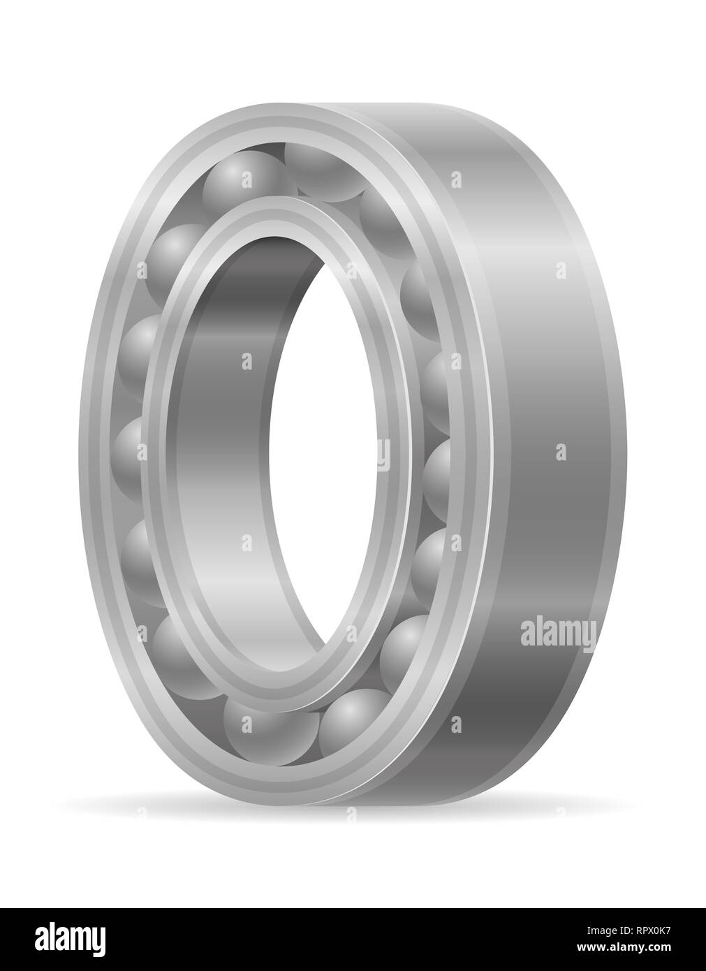 metal ball bearing vector illustration isolated on white background ...