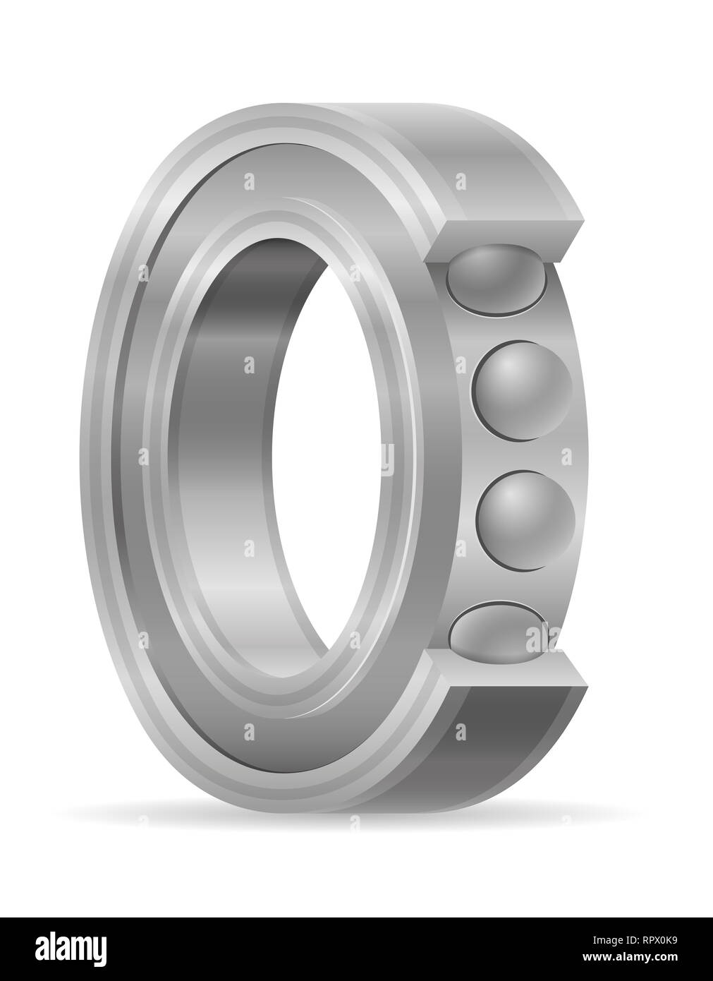 metal ball bearing vector illustration isolated on white background ...