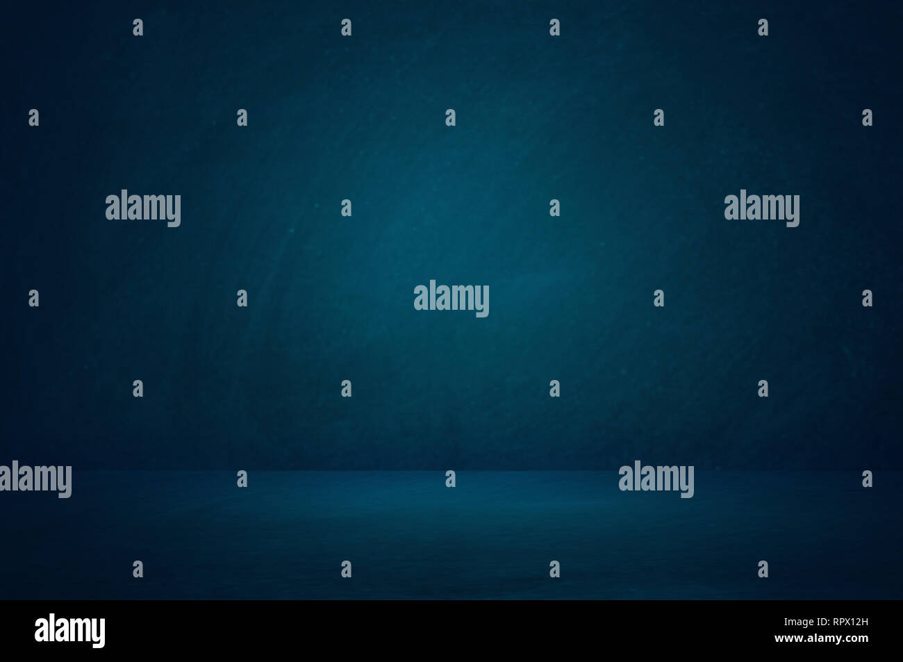 dark blue studio room background Stock Photo - Alamy