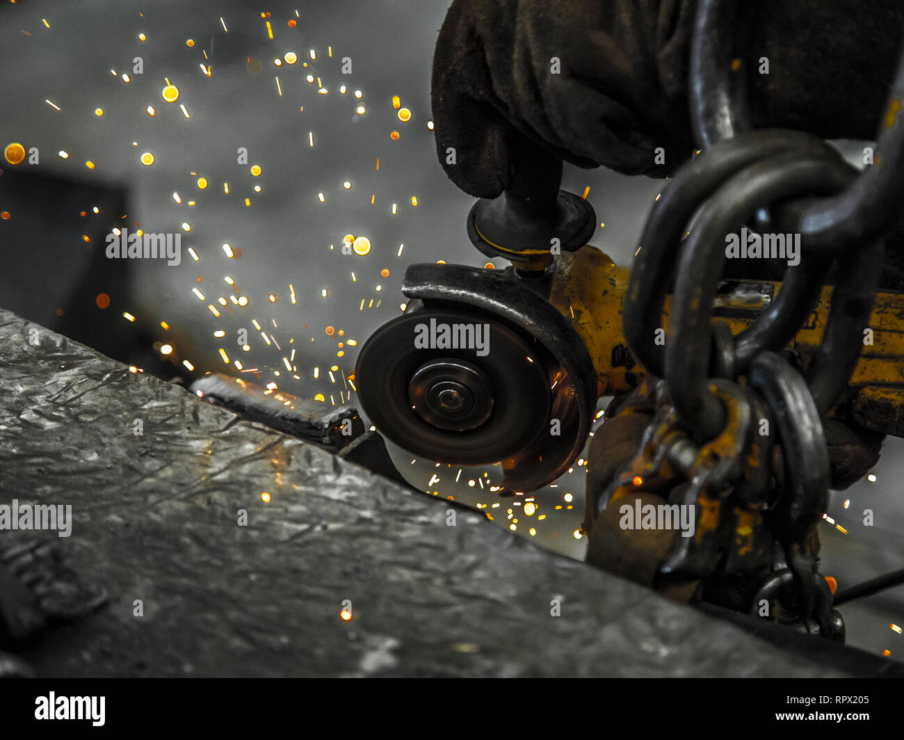 spark drill hand tool Stock Photo - Alamy