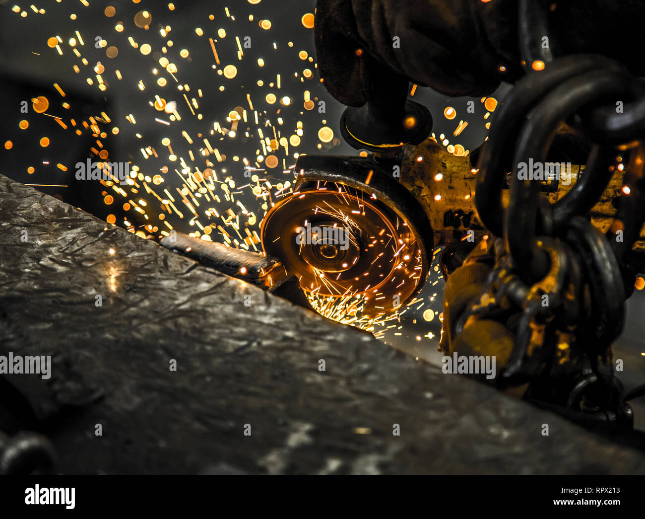 spark drill hand tool Stock Photo - Alamy