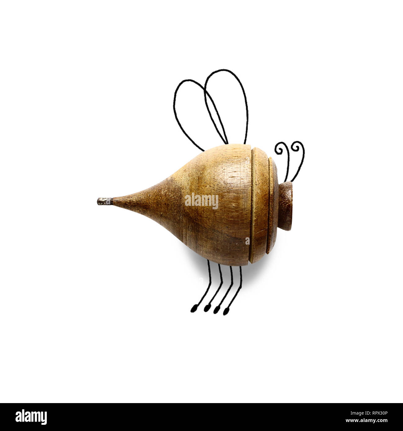 Bumble bee side view Cut Out Stock Images & Pictures - Alamy
