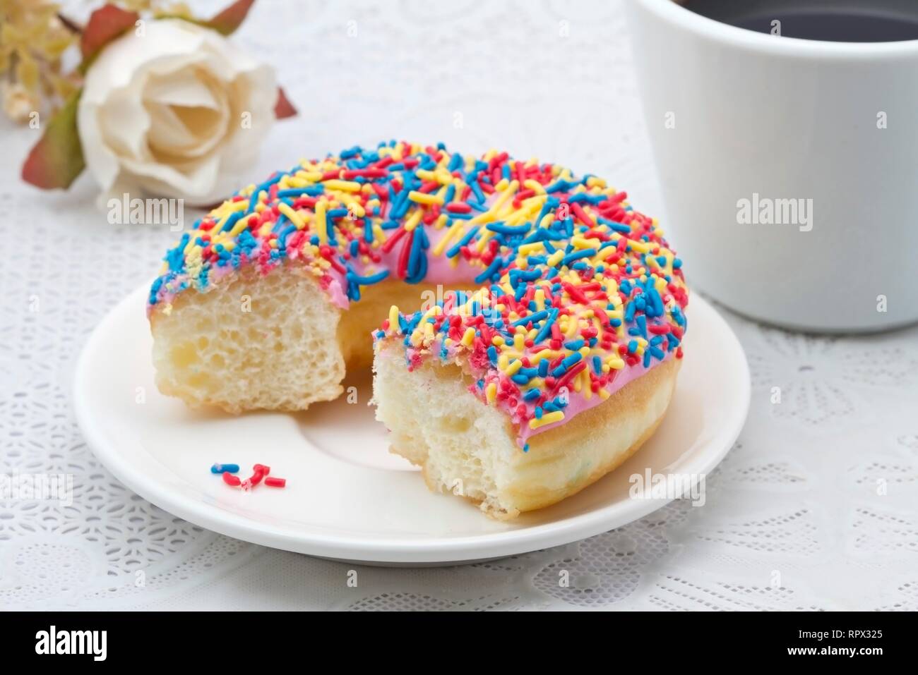 Half Eaten Donut