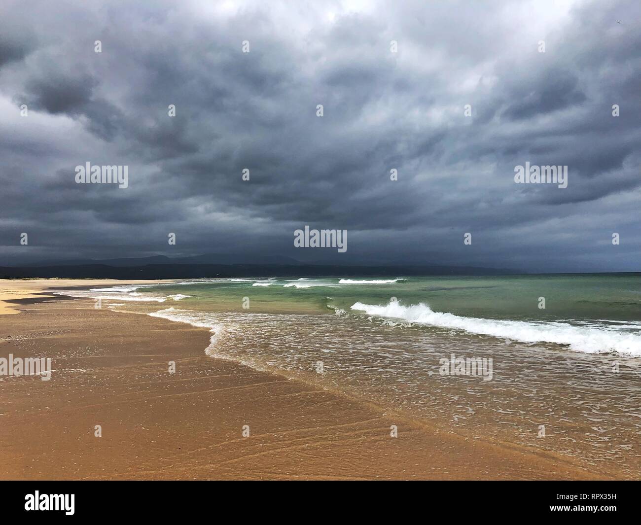 Storm over Lookout beach, Plettenberg Bay, Western Cape, South Africa ...