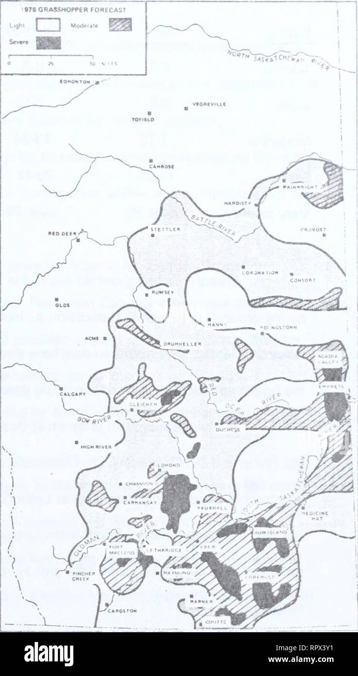 Provost alberta map hi-res stock photography and images - Alamy