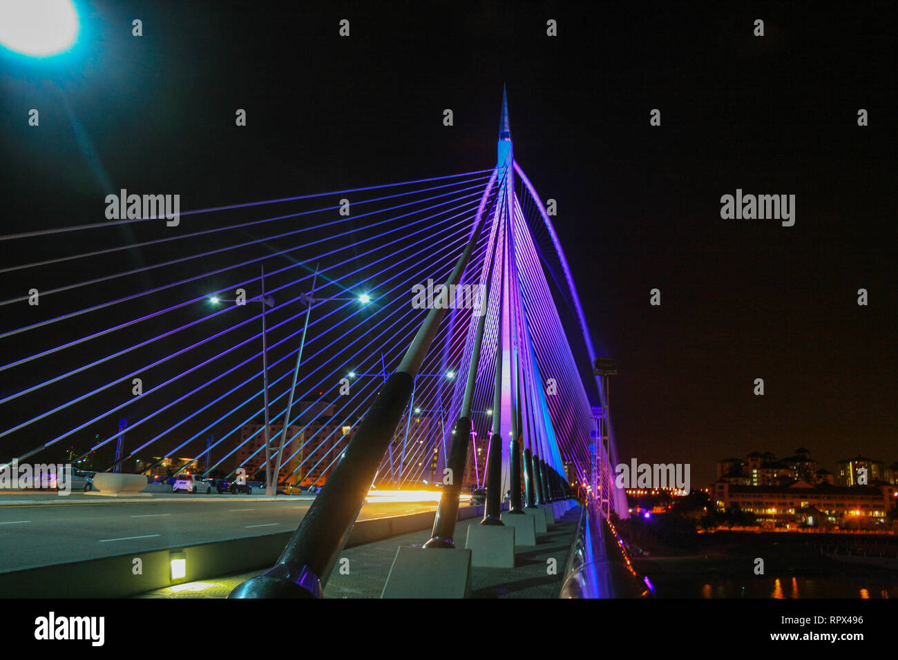 Seri Wawasan bridge in Putrajaya, Malaysia Stock Photo - Alamy