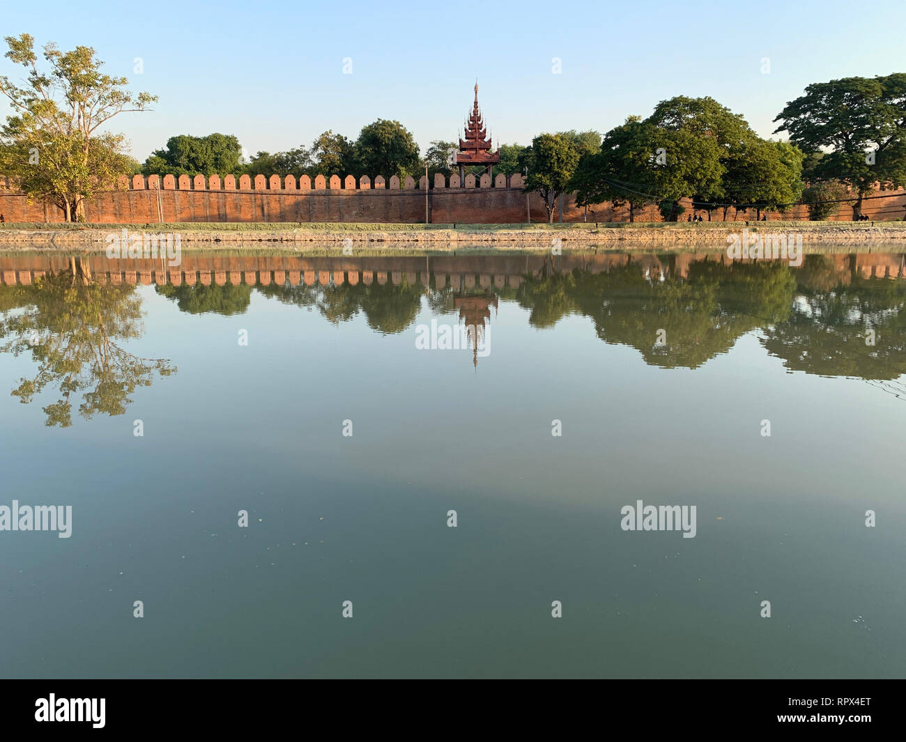 Mandalay palace moat hi-res stock photography and images - Alamy