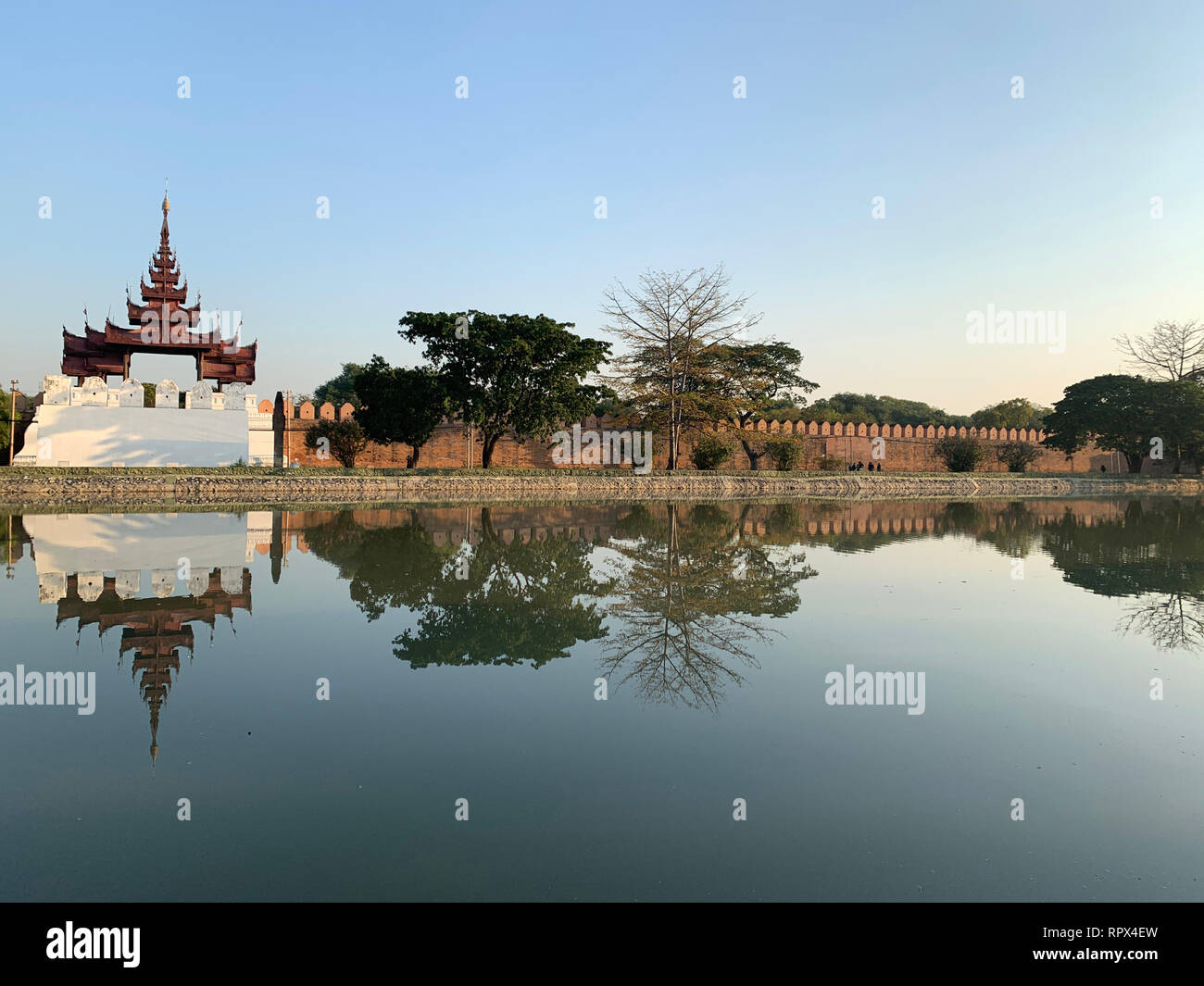 Mandalay palace moat hi-res stock photography and images - Alamy