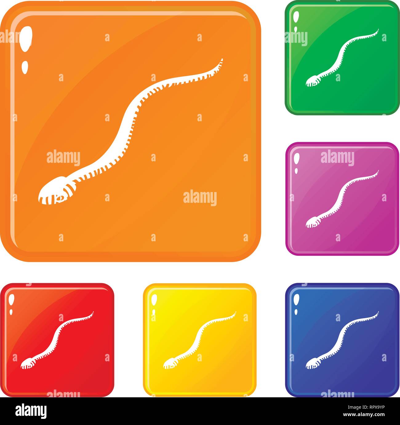 Snake coils Stock Vector Images - Alamy