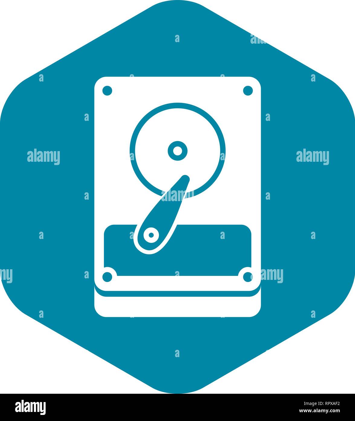 HDD icon, simple style Stock Vector Image & Art - Alamy