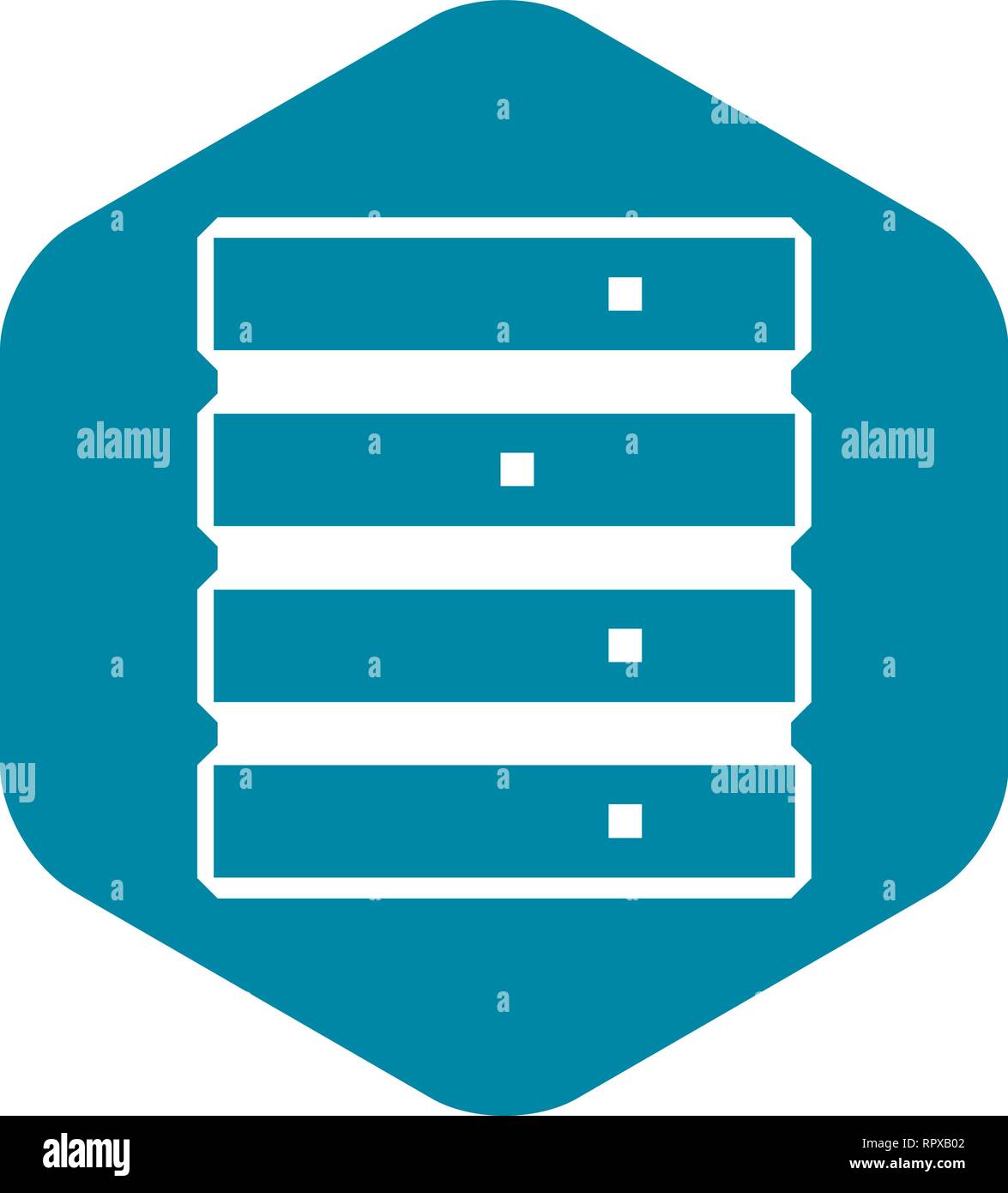 Database icon, simple style Stock Vector Image & Art - Alamy