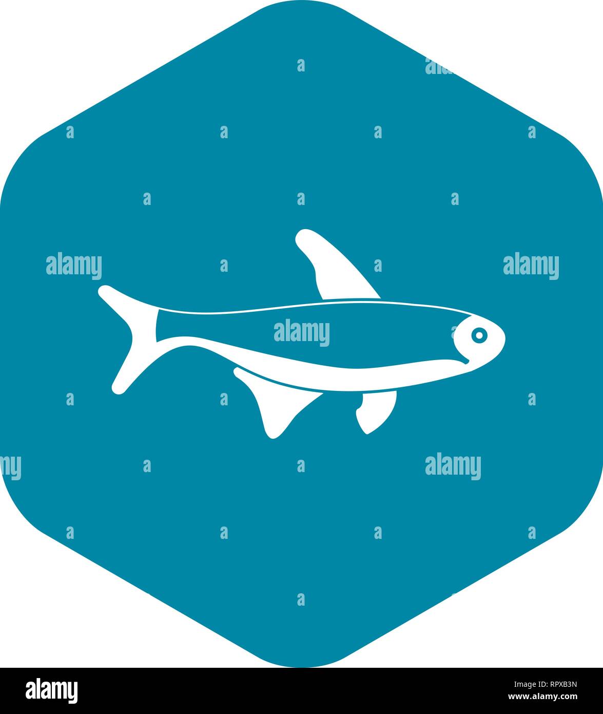 Fish icon, simple style Stock Vector Image & Art - Alamy