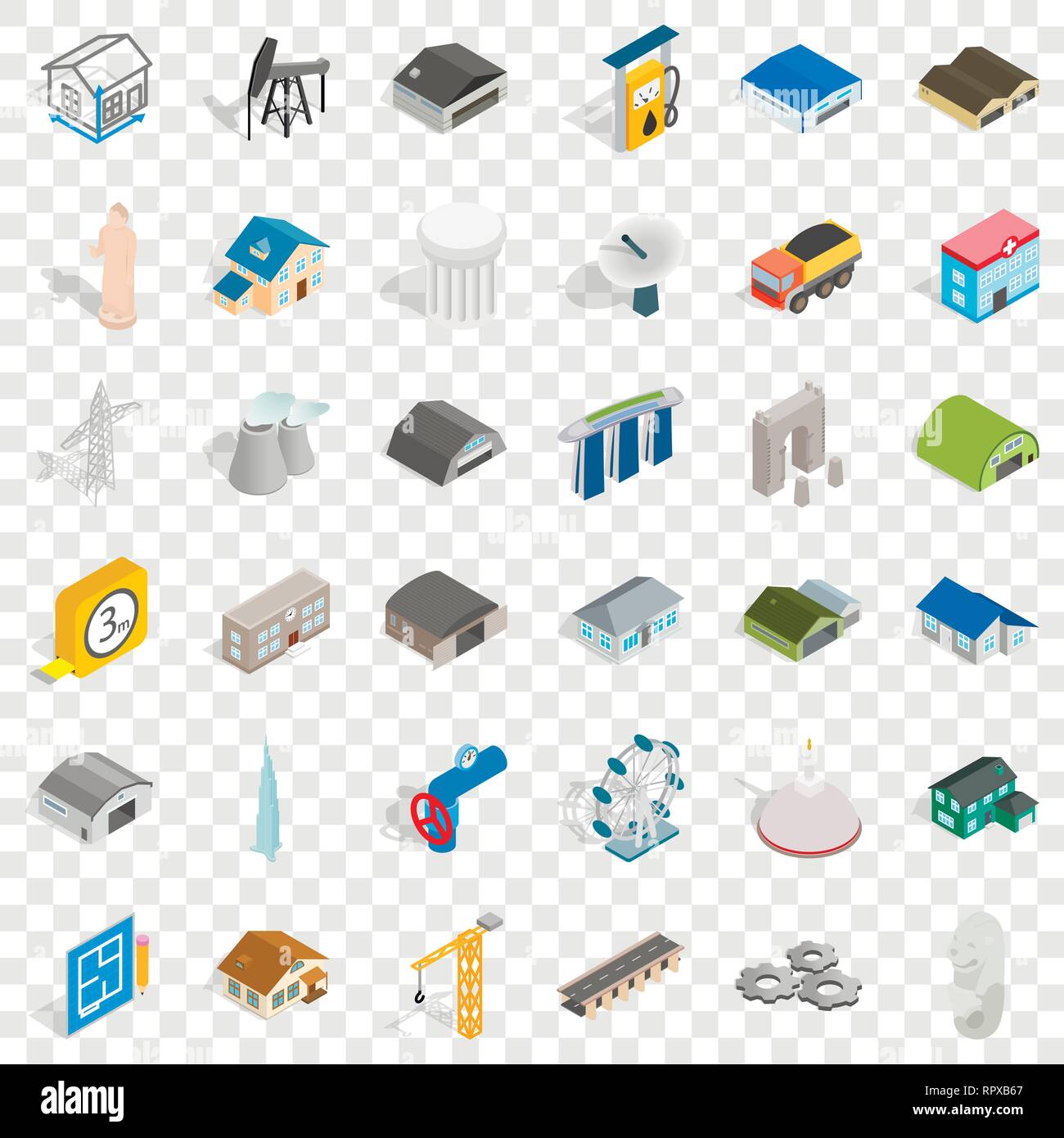 Construction statue crane Stock Vector Images - Alamy