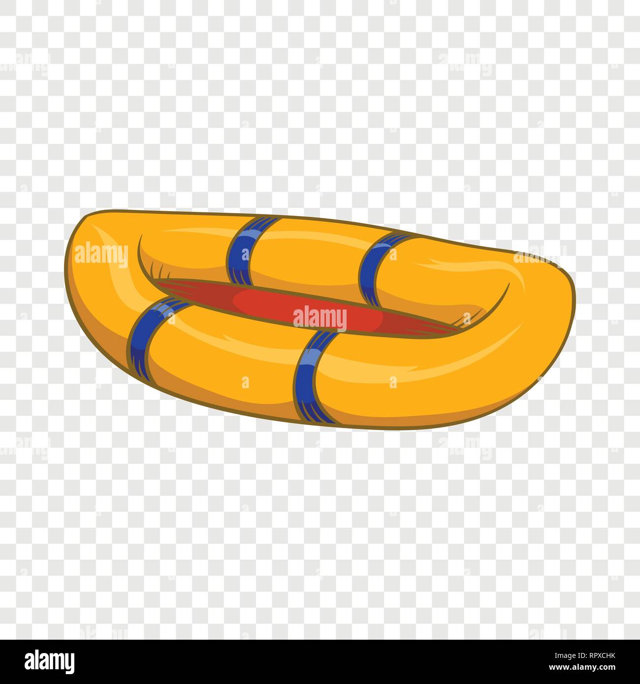 Empty inflatable boat Stock Vector Images - Alamy