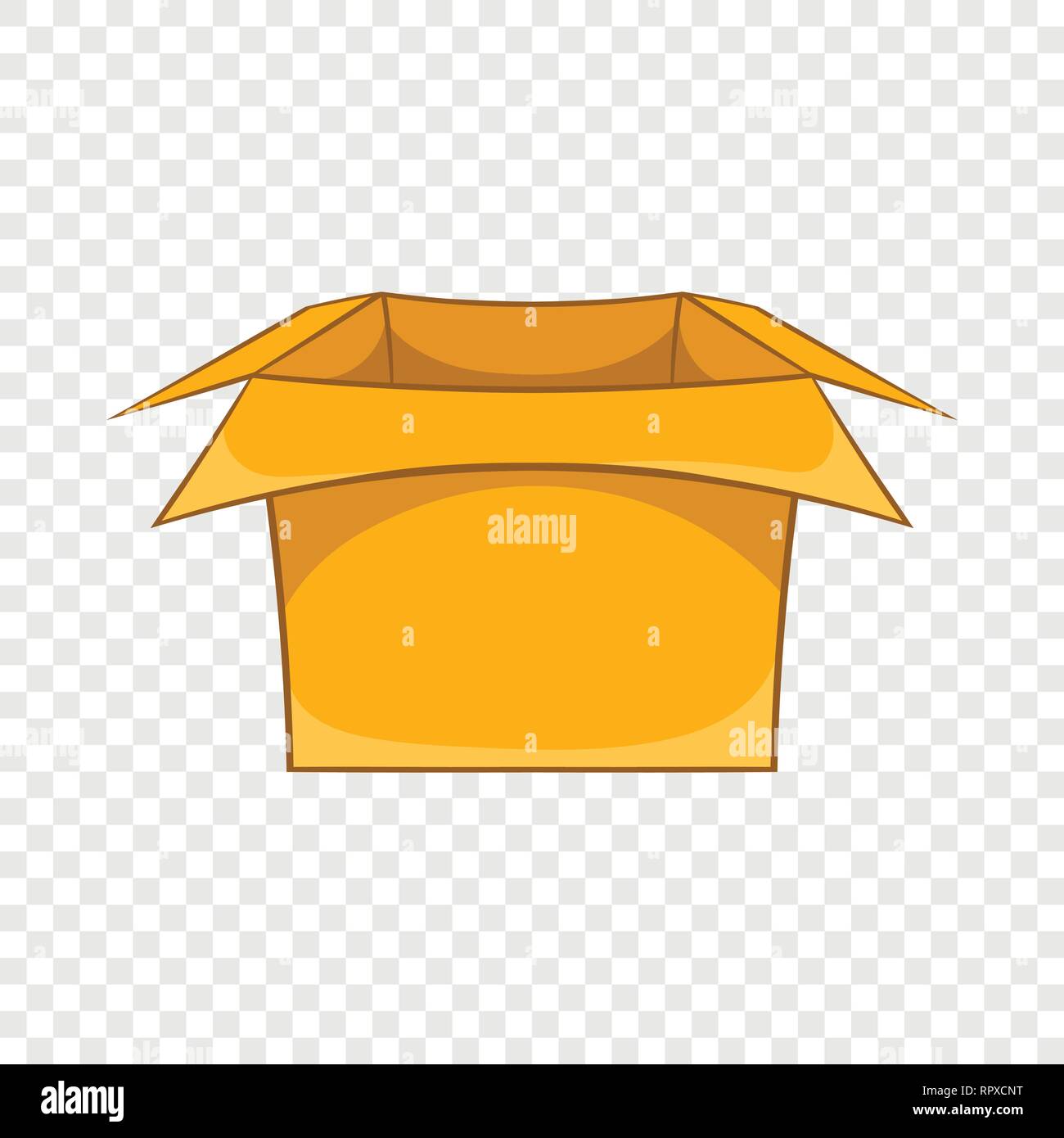 Carton box icon, cartoon style Stock Vector Image & Art - Alamy