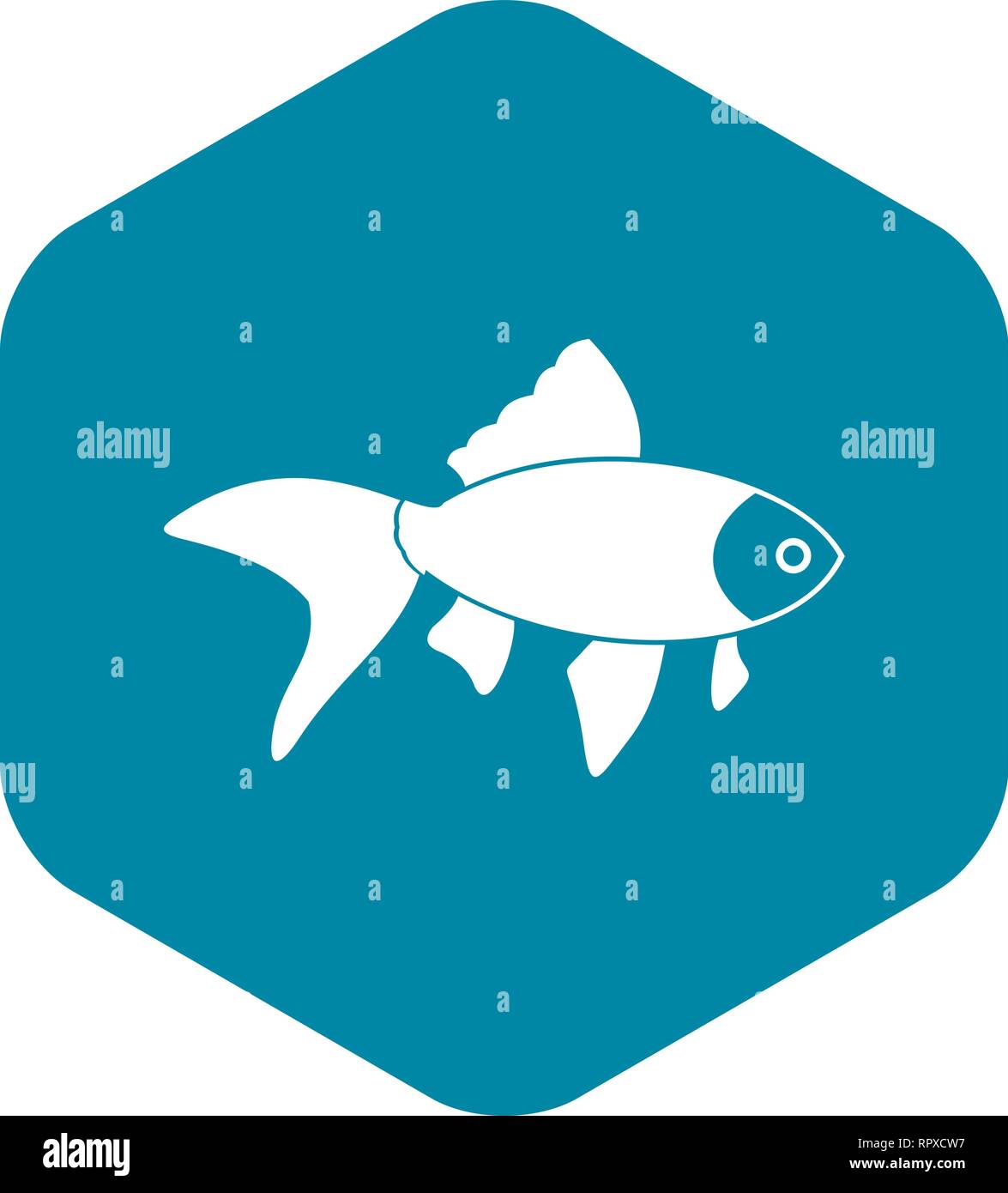 Fish icon, simple style Stock Vector Image & Art - Alamy
