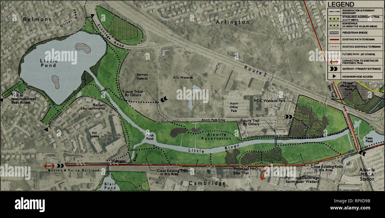 . Alewife Reservation & Alewife Brook master plan. Wetlands; Wetland ...