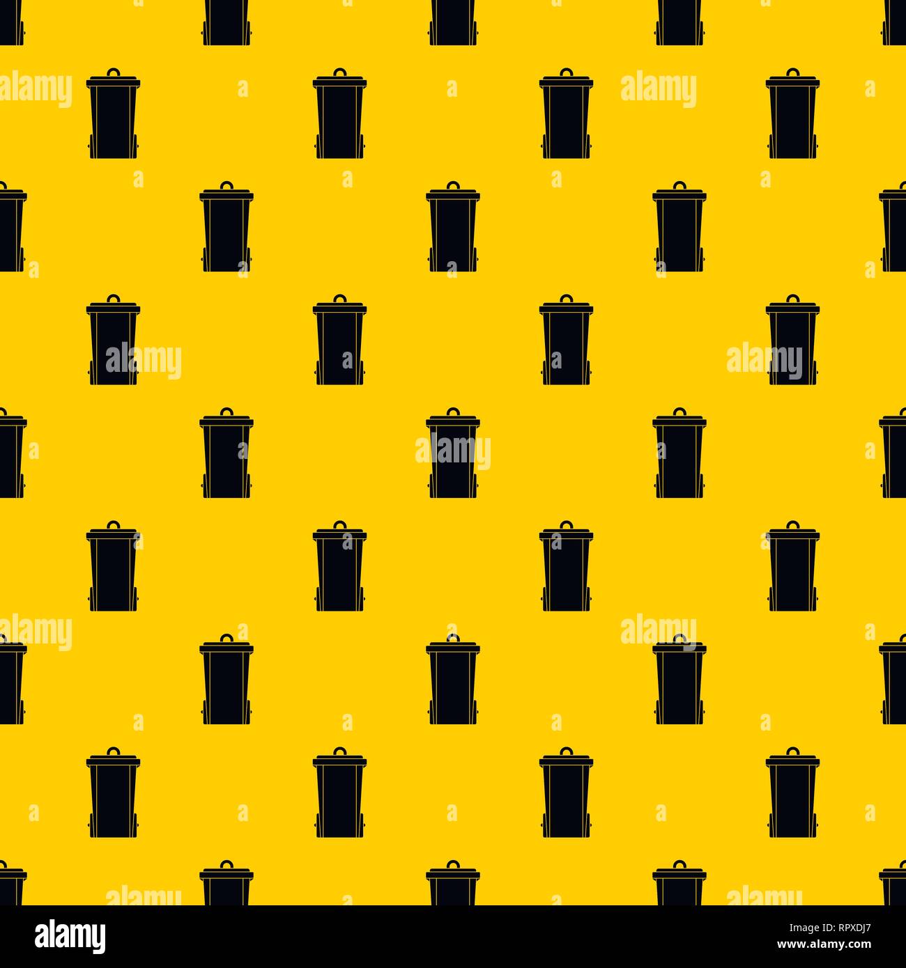 Garbage bin pattern vector Stock Vector Image & Art - Alamy