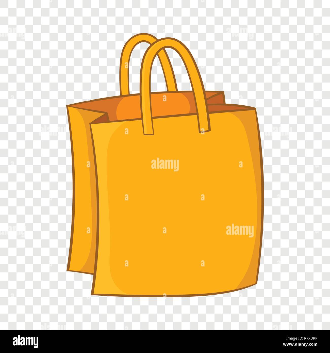Bag with handles icon, cartoon style Stock Vector Image & Art - Alamy