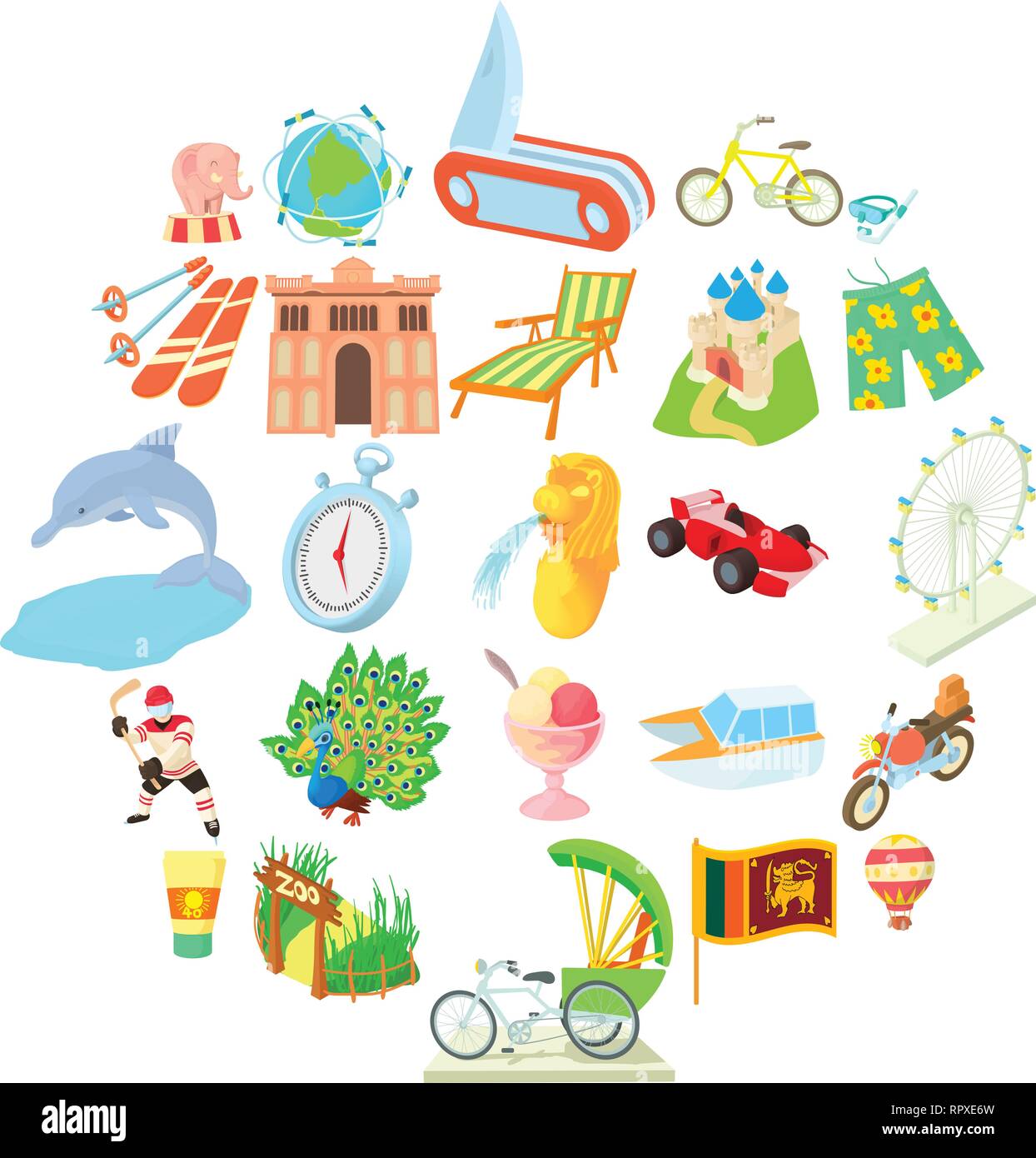 Experience icons set, cartoon style Stock Vector Image & Art - Alamy