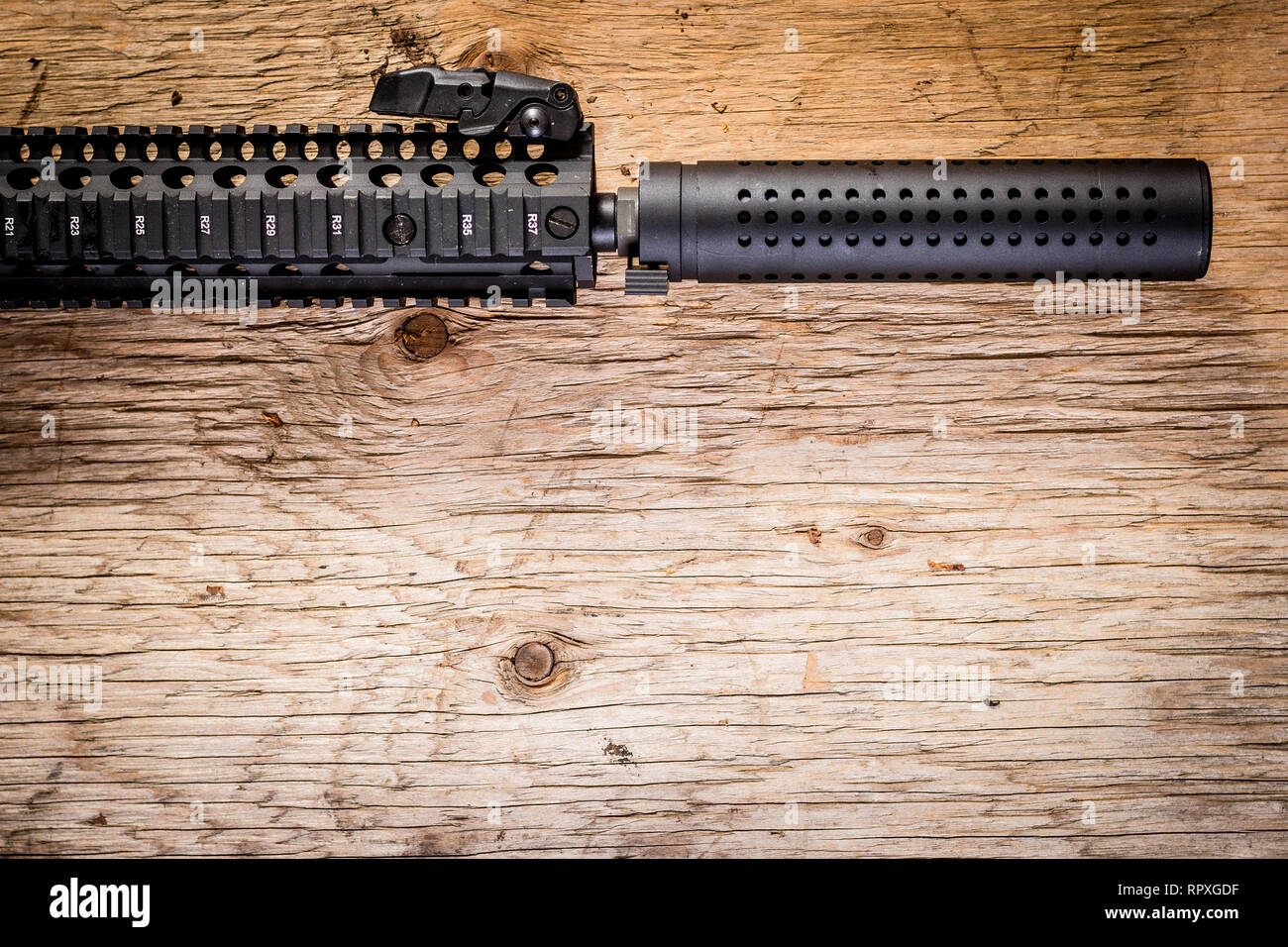 Old sniper rifle barrel hi-res stock photography and images - Alamy
